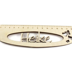 Personalized Wooden Ruler Personalised Rulers 15cm Ruler Wooden Gift ...