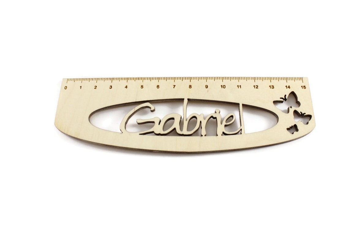 Personalized Wooden Ruler Personalised Rulers 15cm Ruler | Etsy