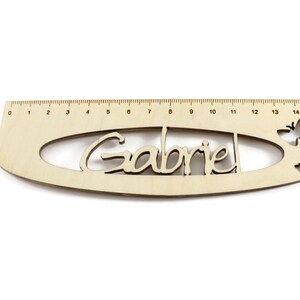 Personalized Wooden Ruler Personalised Rulers 15cm Ruler Wooden Gift ...