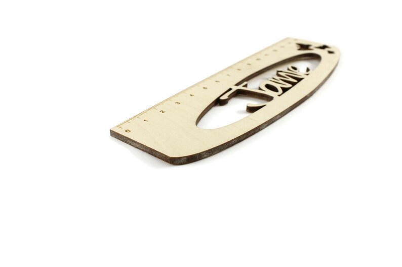 Personalized Wooden Ruler Personalised Rulers 15cm Ruler | Etsy