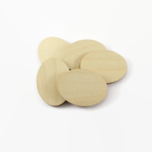 Wooden Ovals. Plywood Shape Oval. Wood Shapes Cutout. Different Sizes ...
