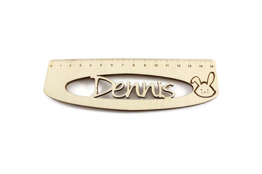 Personalized Wooden Ruler | Personalised Rulers | 15cm Ruler | Wooden ...