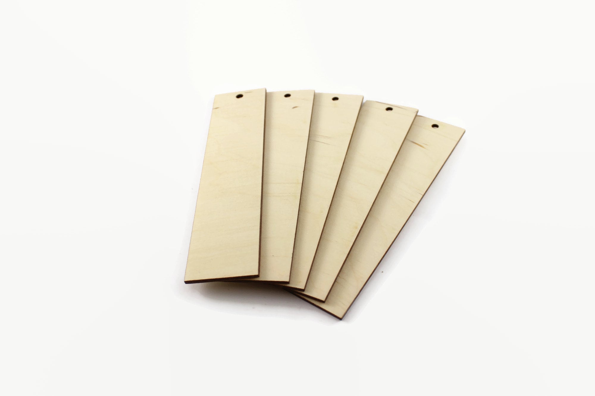Pack of 5 Wooden Bookmarks. Wood Blank Bookmark. Set 5 Diy - Etsy UK