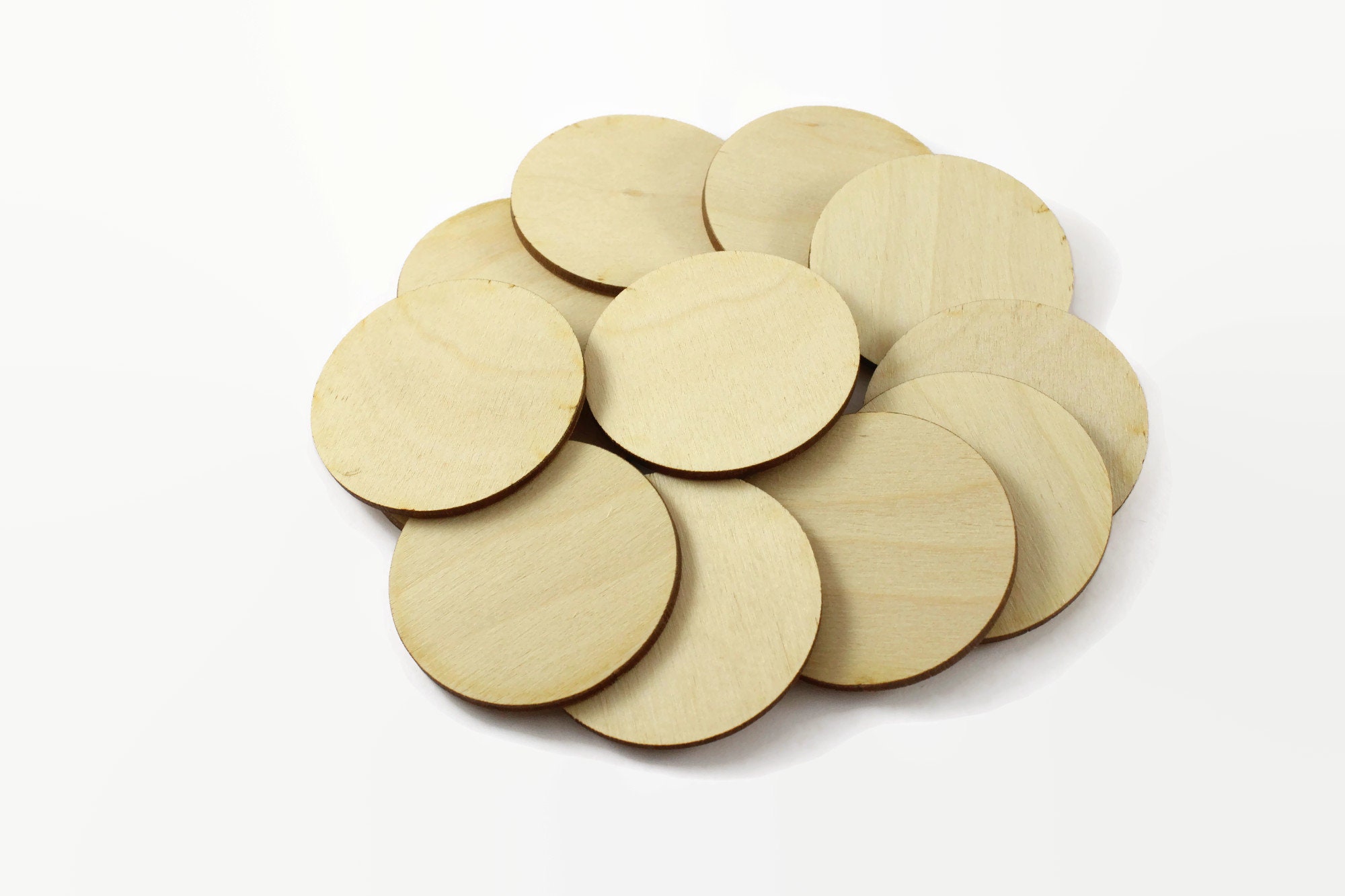 Wooden circles. 4 cm 5 cm 6 cm 7 cm 8 cm. plywood shape | Etsy