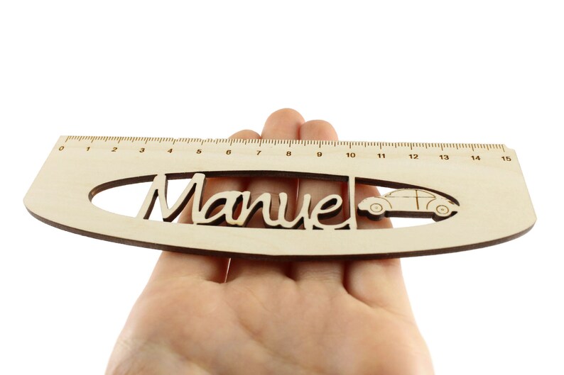 Personalized Wooden Ruler Personalised Rulers 15cm Ruler | Etsy