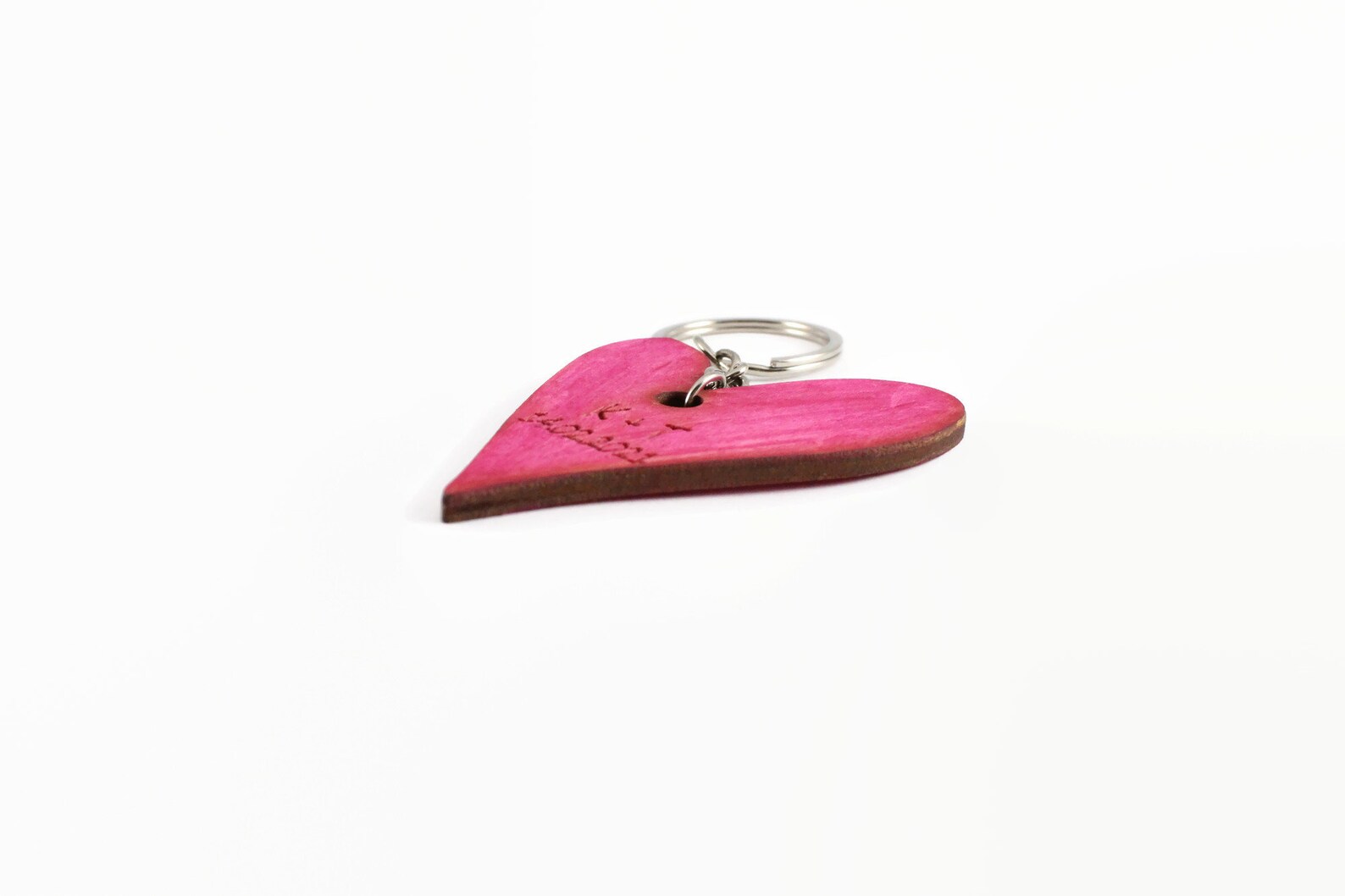 Heart Key Chain From Wood. Wooden Valentine's Day Gift. - Etsy