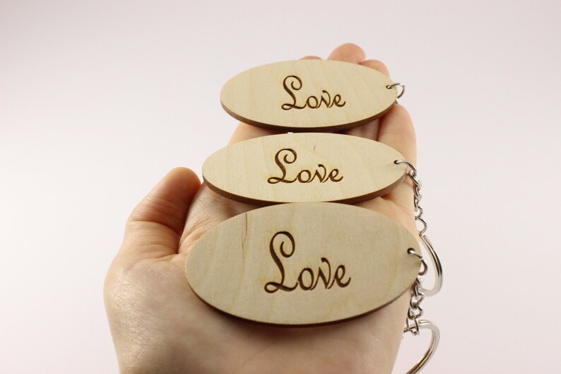 Personalized Oval Key Chain Oval Keychain Personalized | Etsy