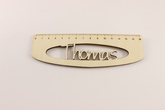 Personalized Wooden ruler Personalised rulers 15cm ruler | Etsy
