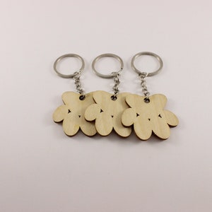 Paw Key Chain | Blank Keychain | Plywood Keychain | DIY Keychains | Paw ...