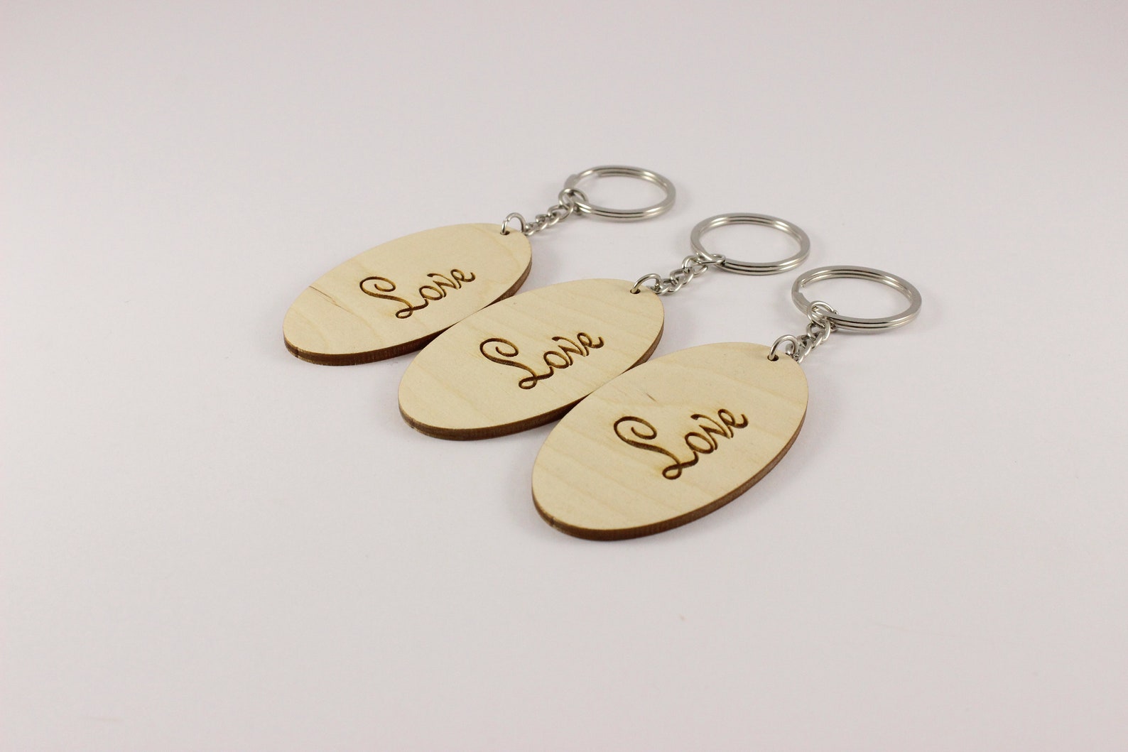 Personalized Oval Key Chain Oval Keychain Personalized Etsy