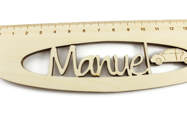 Personalized Wooden Ruler Personalised Rulers 15cm Ruler - Etsy