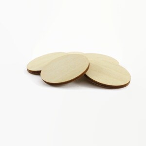 Wooden Ovals. Plywood Shape Oval. Wood Shapes Cutout. Different Sizes ...