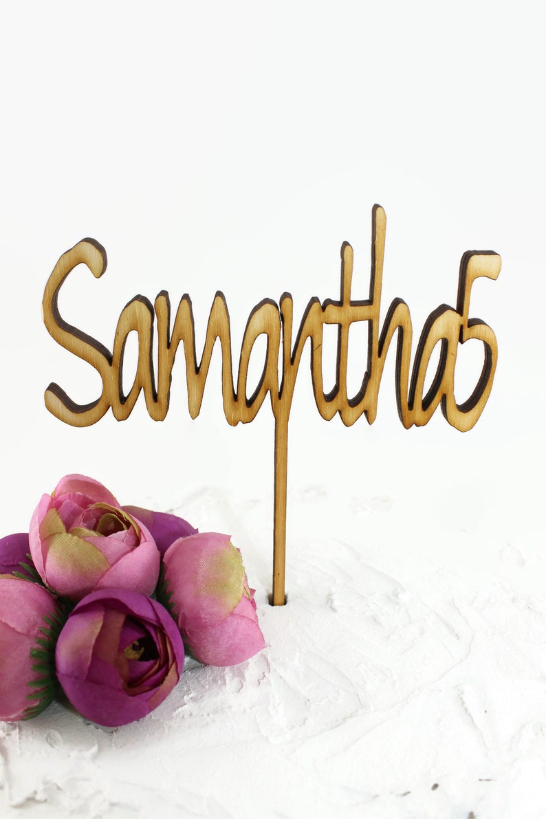 Personalized Name Cake Topper Name Cake Topper Cake Decors - Etsy