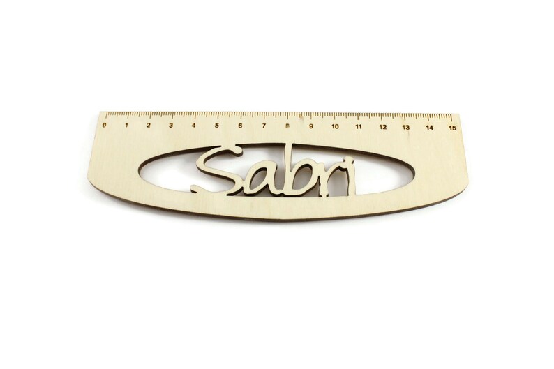 Personalized Wooden Ruler Personalised Rulers 15cm Ruler - Etsy
