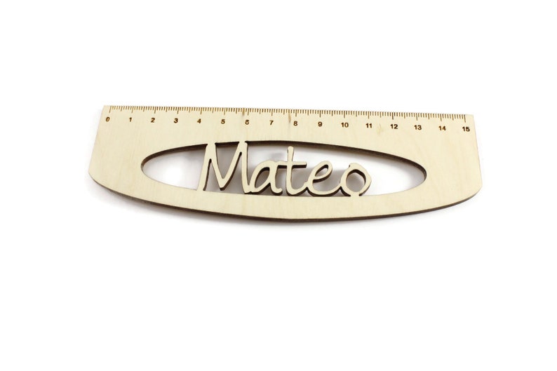 Personalized Wooden Ruler Personalised Rulers 15cm Ruler - Etsy