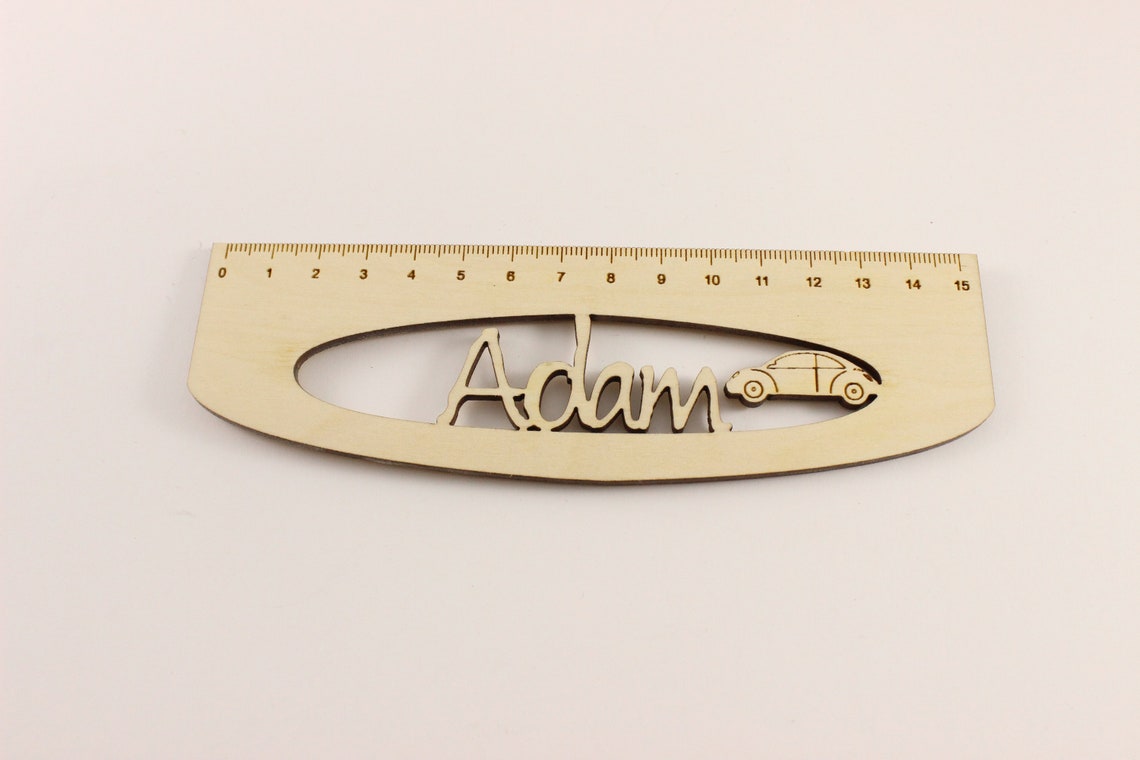 Personalized Wooden ruler Personalised rulers 15cm ruler | Etsy