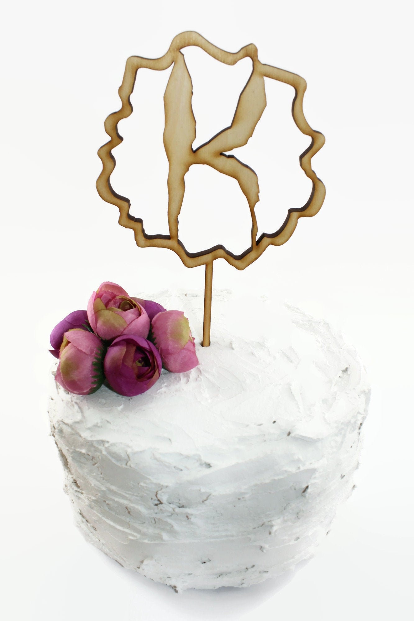 Custom Letter Cake Topper Initial Cake Topper Cake Decors | Etsy