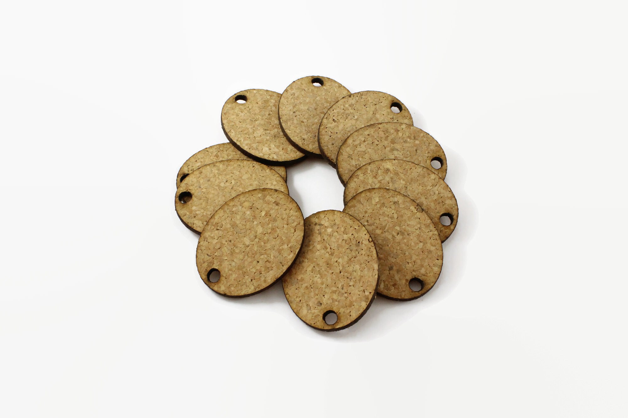 Pack of 10 DIY Cork Tags. Oval Shape Tags. Blank Tags. Natural - Etsy