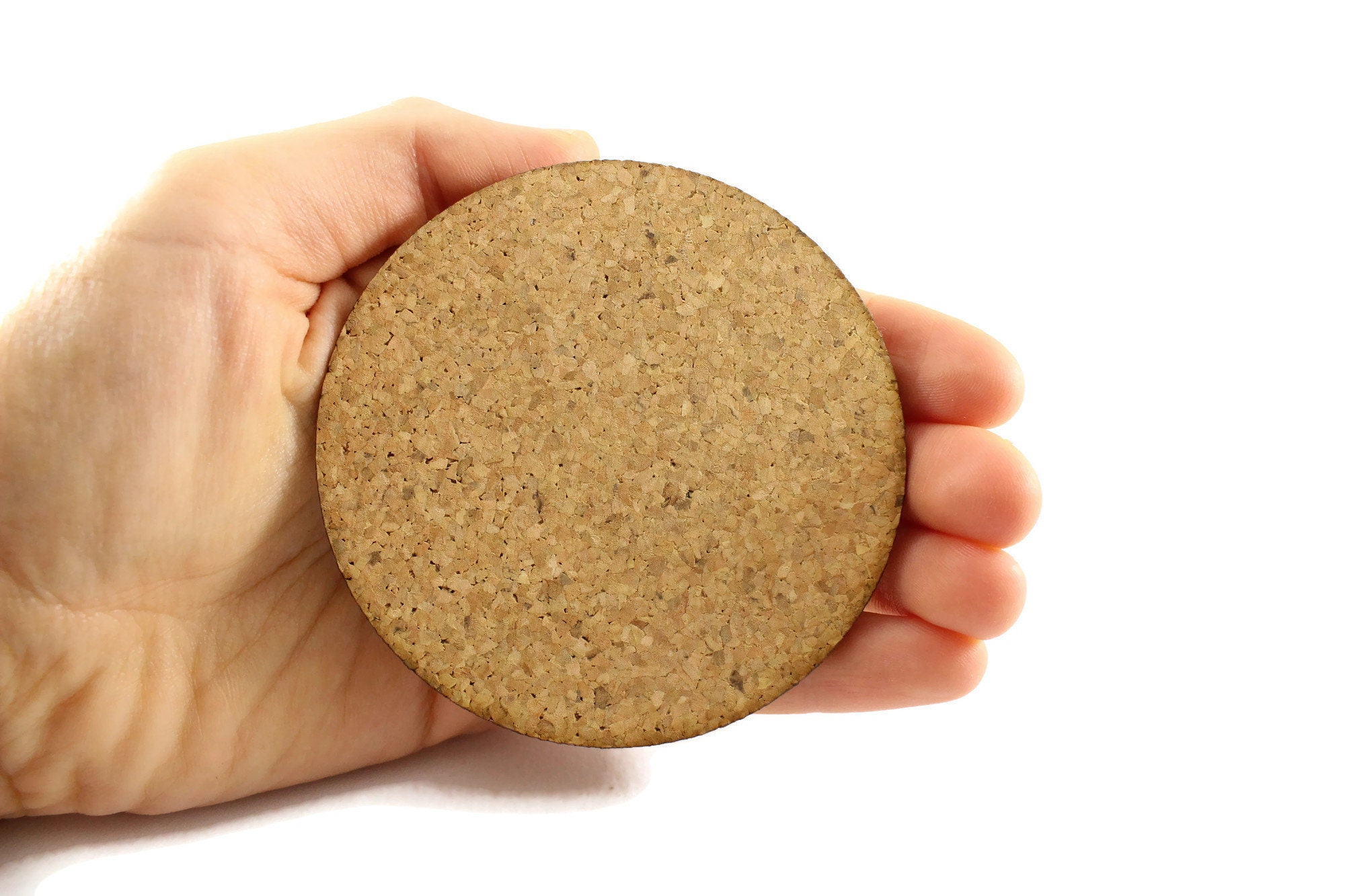 Different Size Pack of 10 Round Cork Coasters. 8 9 10 11 - Etsy