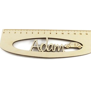Personalized Wooden Ruler | Personalised Rulers | 15cm Ruler | Wooden ...