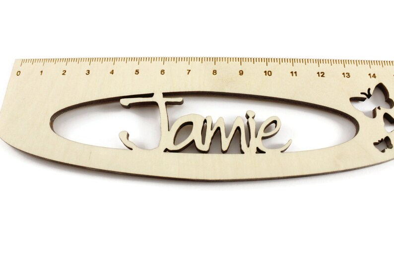 Personalized Wooden Ruler Personalised Rulers 15cm Ruler | Etsy