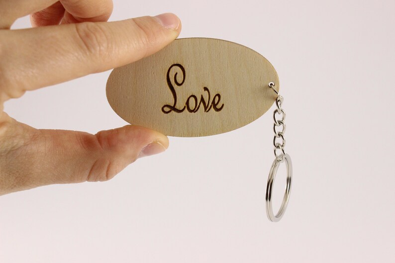 Personalized Oval Key Chain Oval Keychain Personalized - Etsy