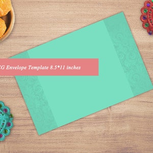 Printable Diwali Card With Envelope Template: Motif Design (INSTANT ...