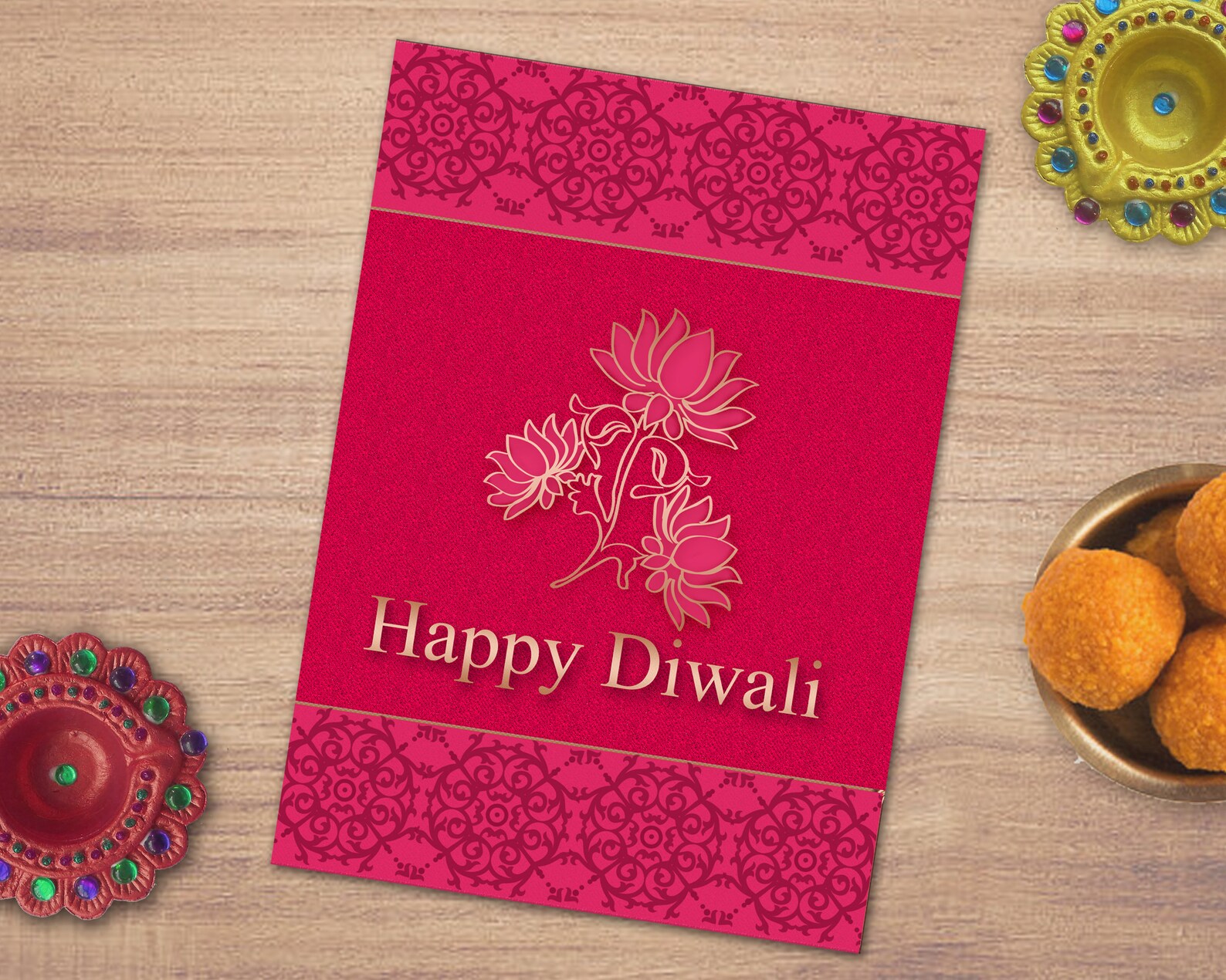 Printable Happy Diwali Greetings, Instant Download,festival of Lights ...