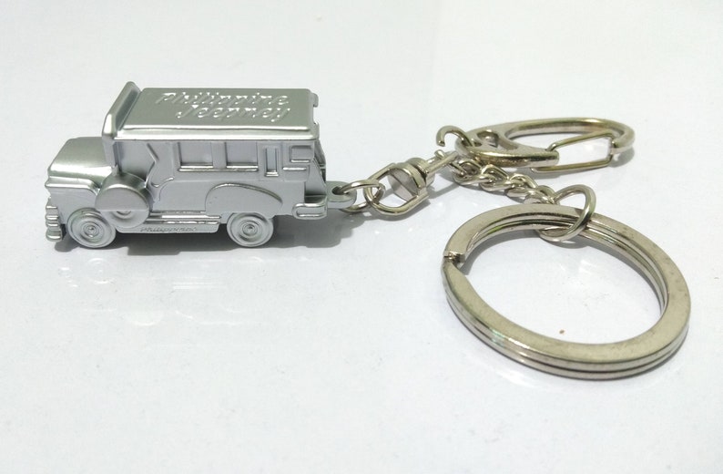 Jeepney Keychain Made in Philippines Silver Jeepney Key Ring | Etsy
