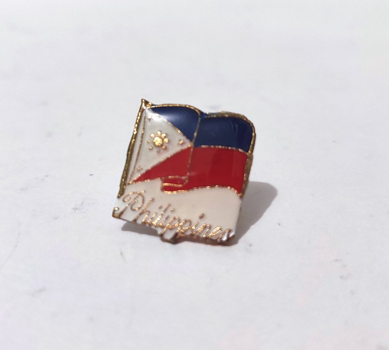 Philippine Flag Pin National Flag Enamel Pin Badge Made in - Etsy