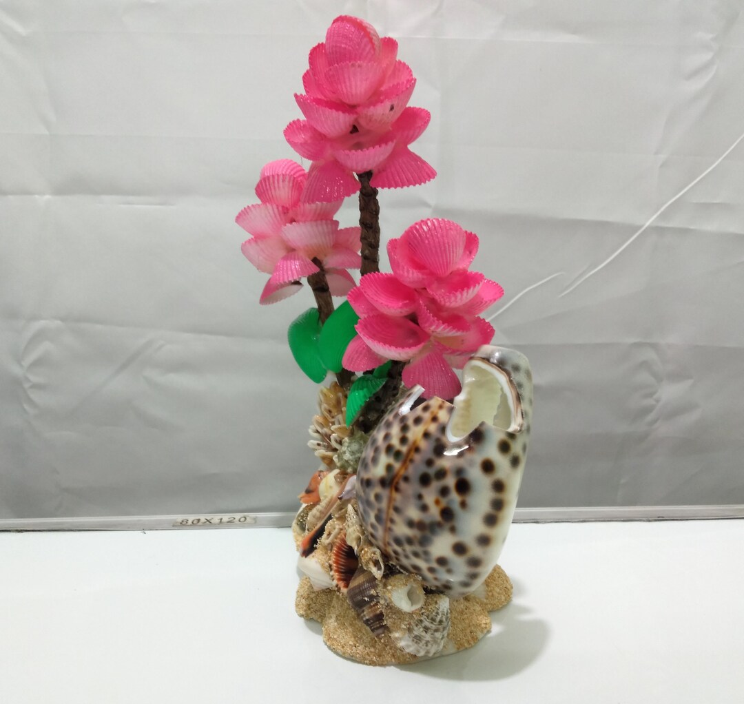 Clam Shell Flowers and Seashell Base Made in Philippines, Sea Shell ...