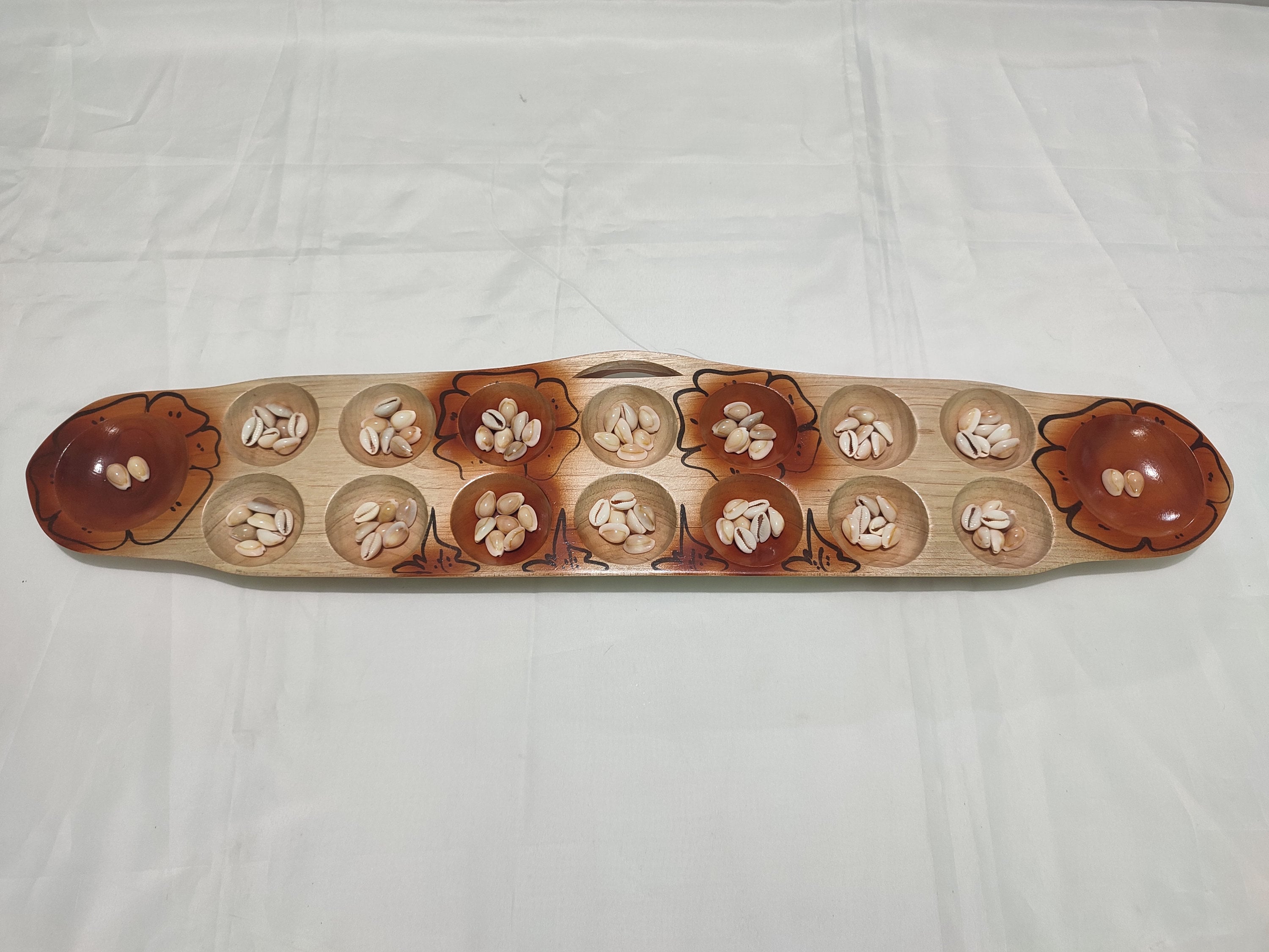 Sungka Game Board With Cowrie Shells Bundled With Philippine - Etsy Canada