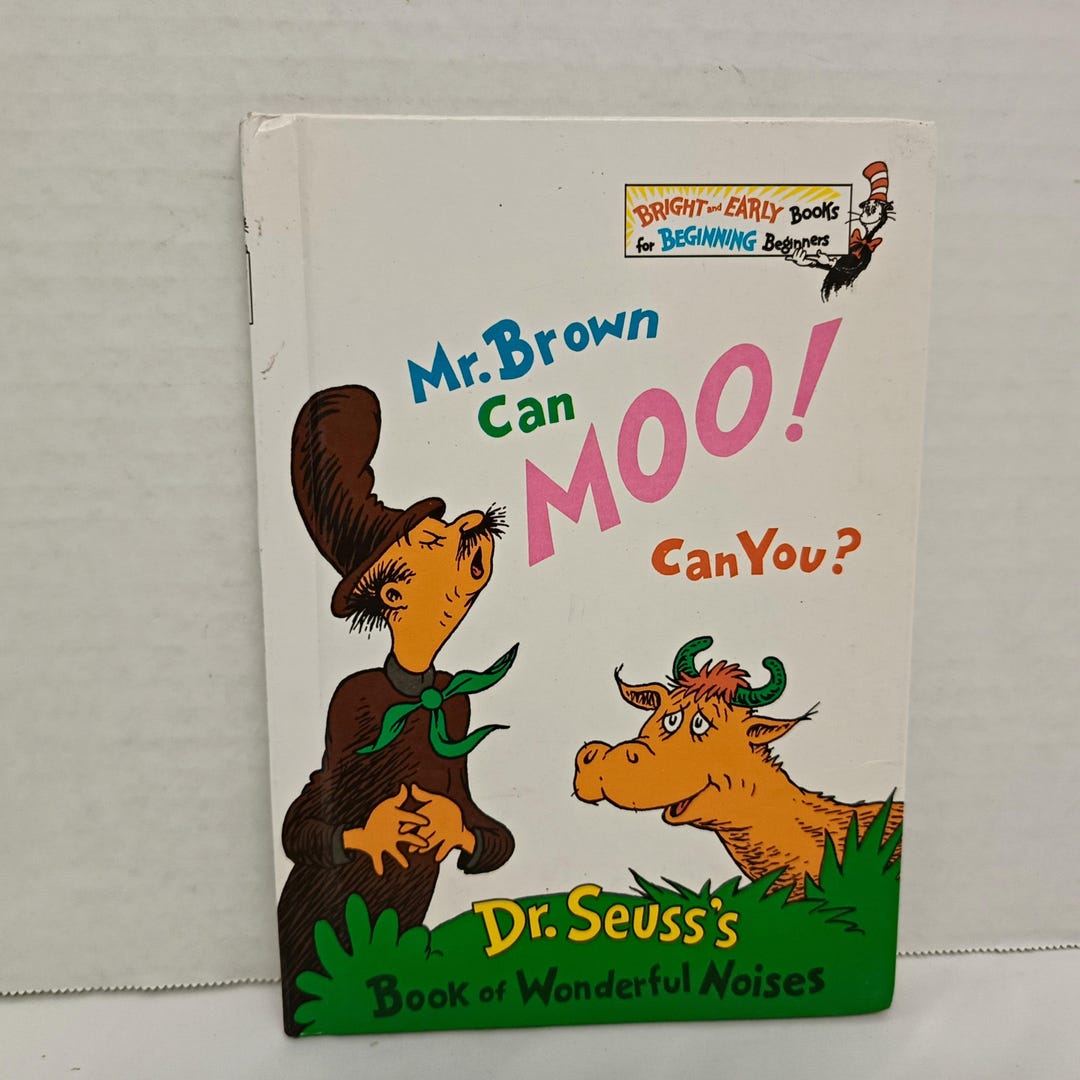 Mr. Brown Can Moo, Can You? Dr. Seuss's Vintage Children's Book, Book ...