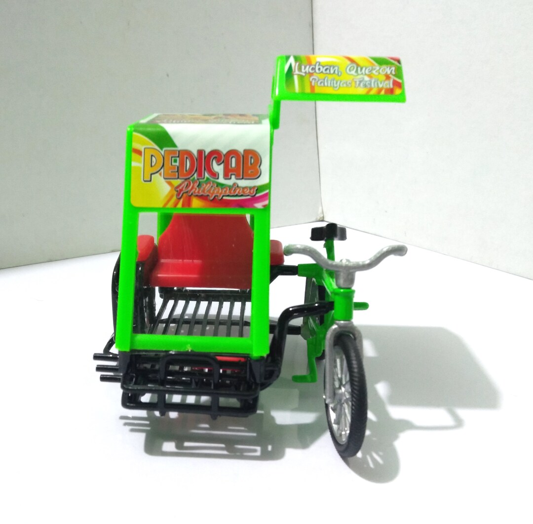 Philippine Pedicab, Die-cast Metal Pedicab Toy Made in Philippines ...