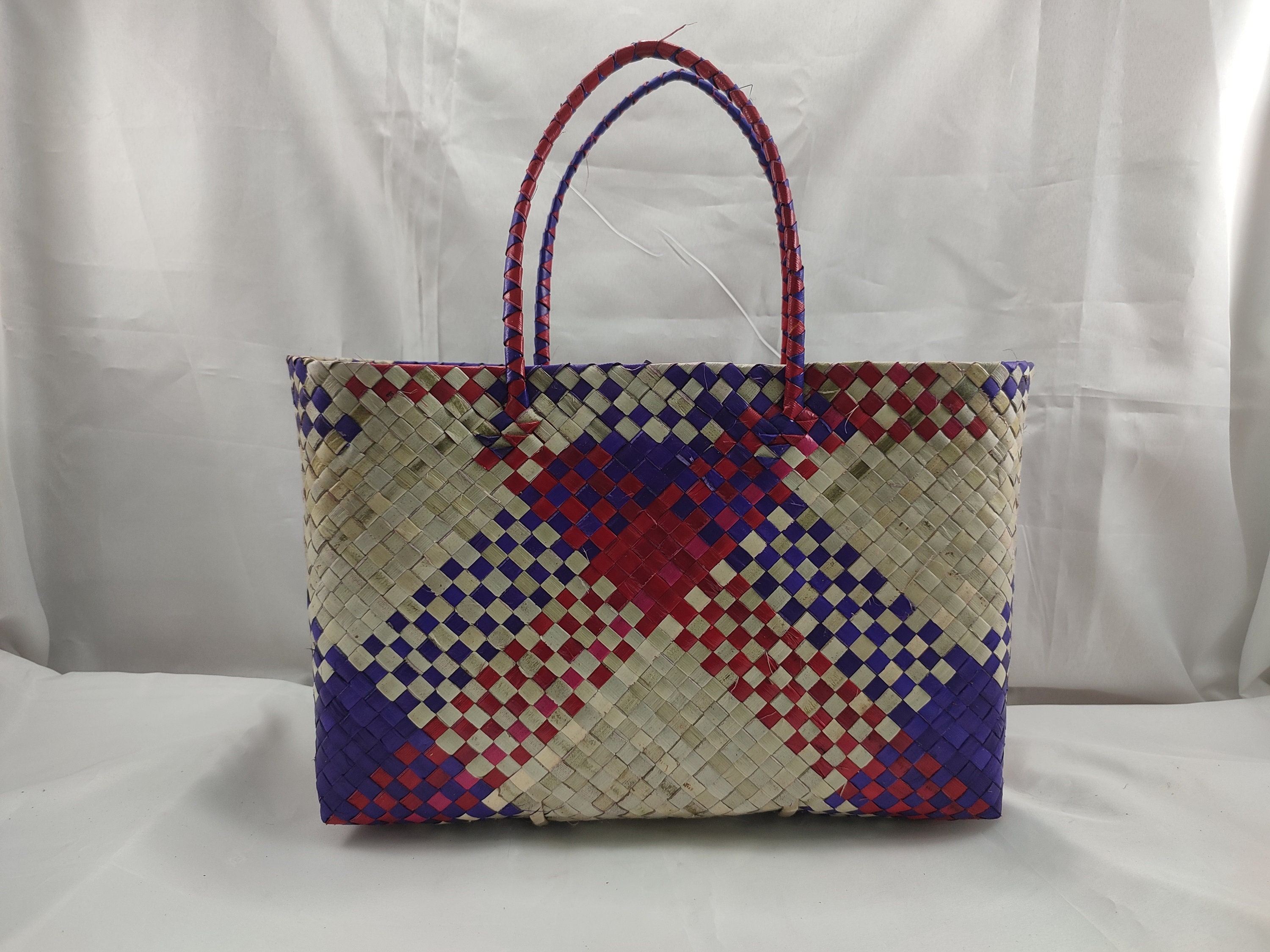 Pretty Bayong Bag Made in Philippines Handwoven Buri Bag - Etsy UK