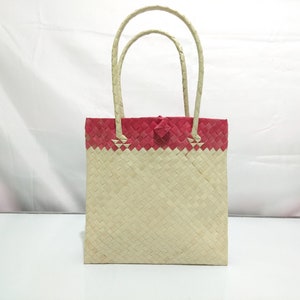 Handwoven Buri Tote Bag Made in Philippines Made of Buri | Etsy