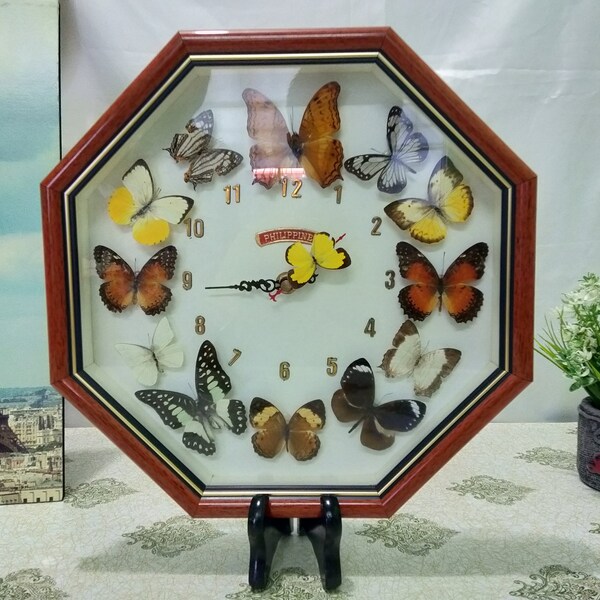 Butterfly Clock - Etsy