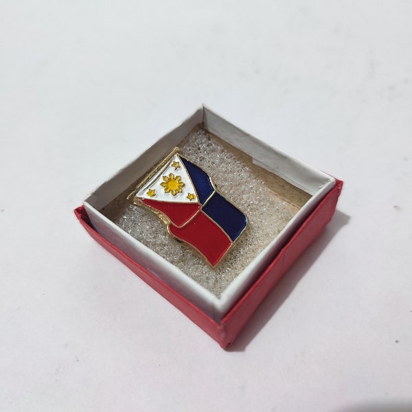 Filipino Flag Pin - Etsy