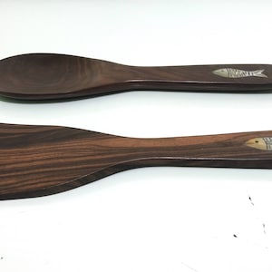 Kamagong Spatula and Spoon Pair Made in Philippines, Kitchen Gifts ...