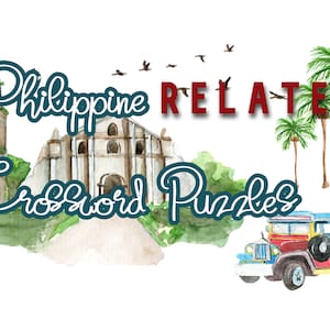 Philippine Related Crossword Puzzles Set of 5 - Series 1, Filipino ...