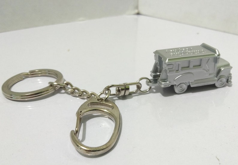 Jeepney Keychain Made in Philippines Silver Jeepney Key Ring | Etsy