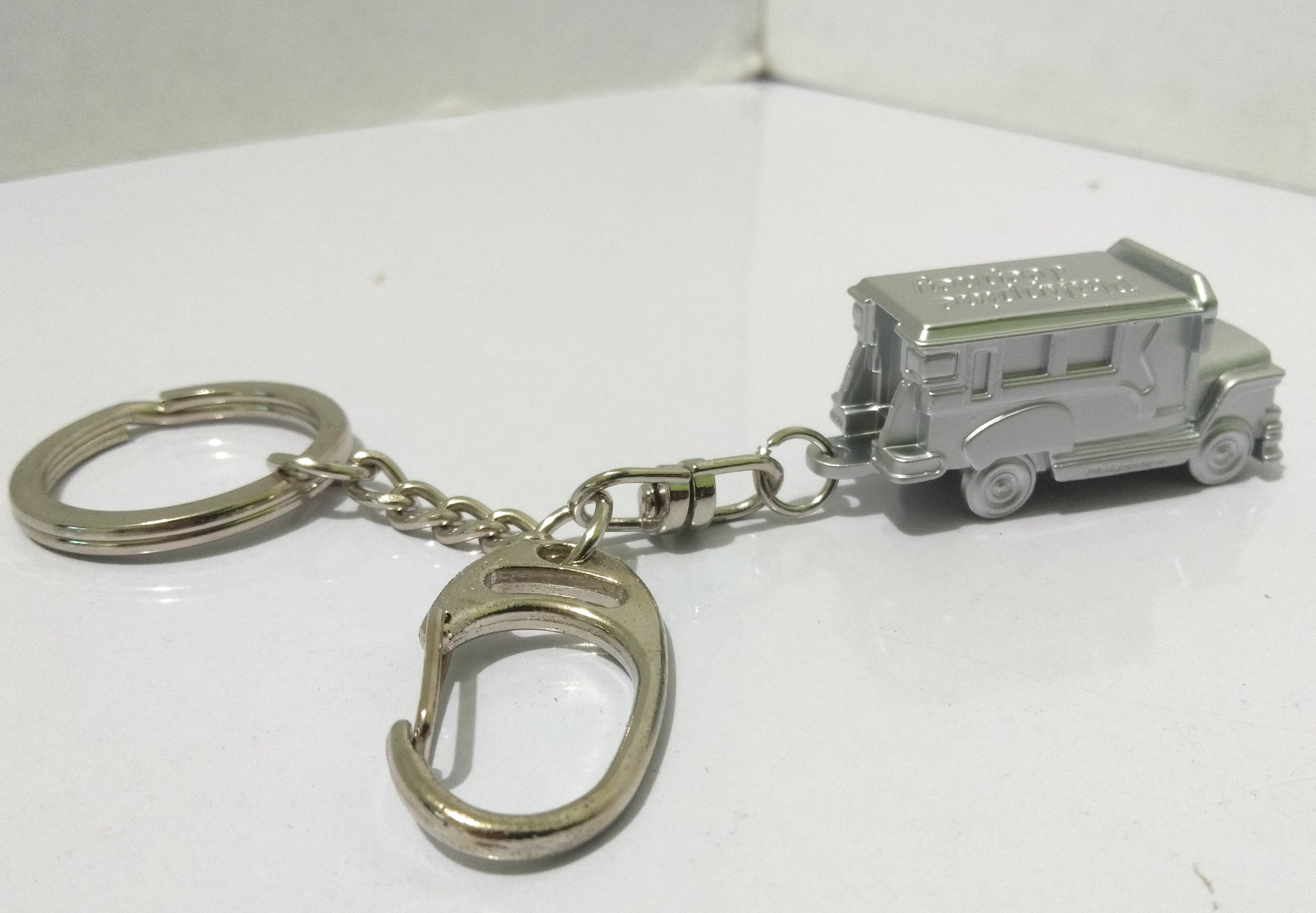 Jeepney Keychain Made in Philippines Silver Jeepney Key Ring | Etsy