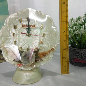 Capiz Desk Clock Made in Philippines, Filipino Home Decoration, Unique ...