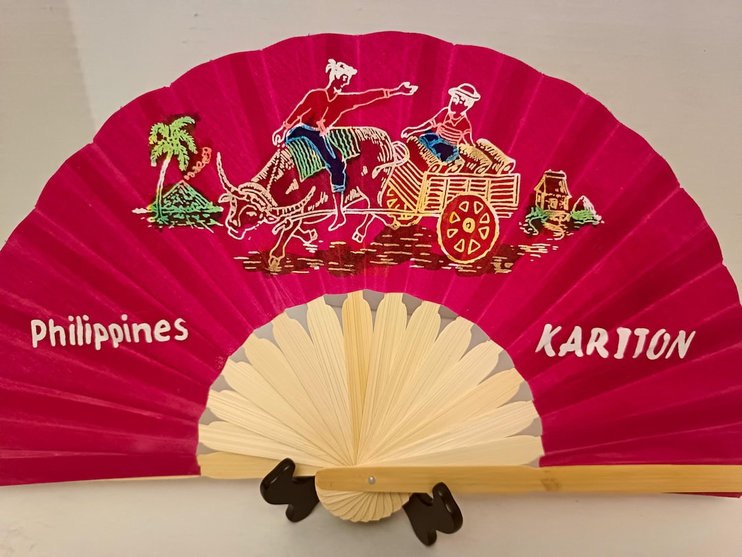 Handheld Foldable Fan With Kariton Print Made in Philippines Free ...
