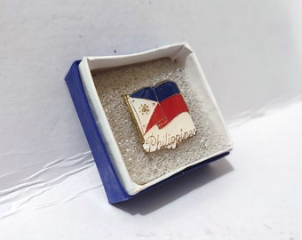 Philippines Flag Pin Badge - Etsy
