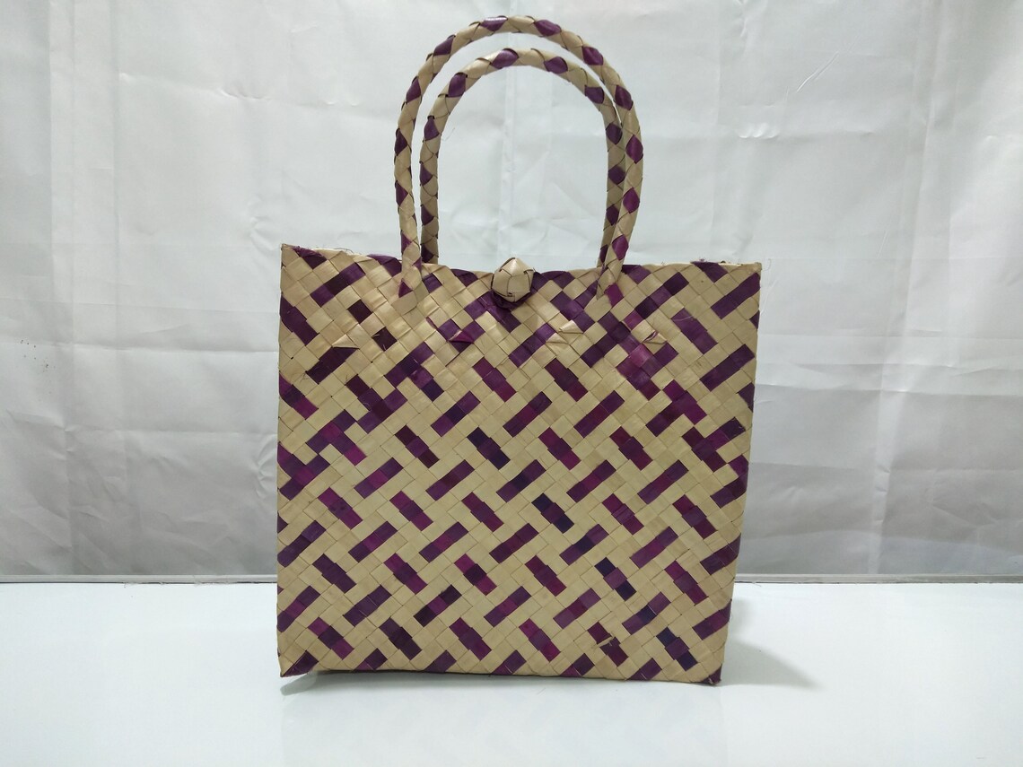 Handwoven Buri Tote Bag Made in Philippines Made of Buri | Etsy