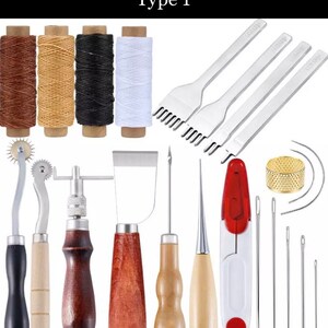 Leather Craft Tool Kit, Hand Tools, Leather Craft Accessory Set ...