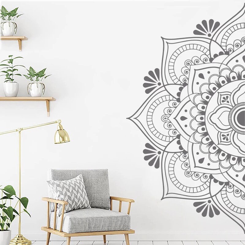 Mandala Wall Sticker - Etsy