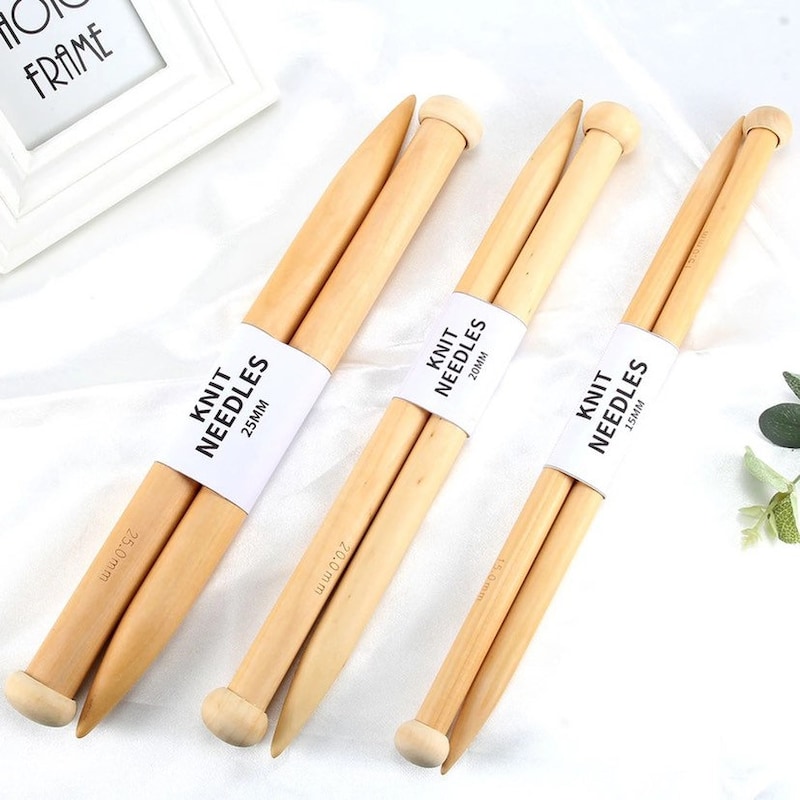 Wooden Knitting Needles - Etsy
