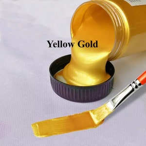 Metallic Acrylic Paint - 7 Colours - Quality Specialty Paint - Etsy